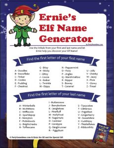 Elf Name Generator - What's Your Elf Name?