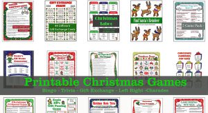 Printable Christmas Games